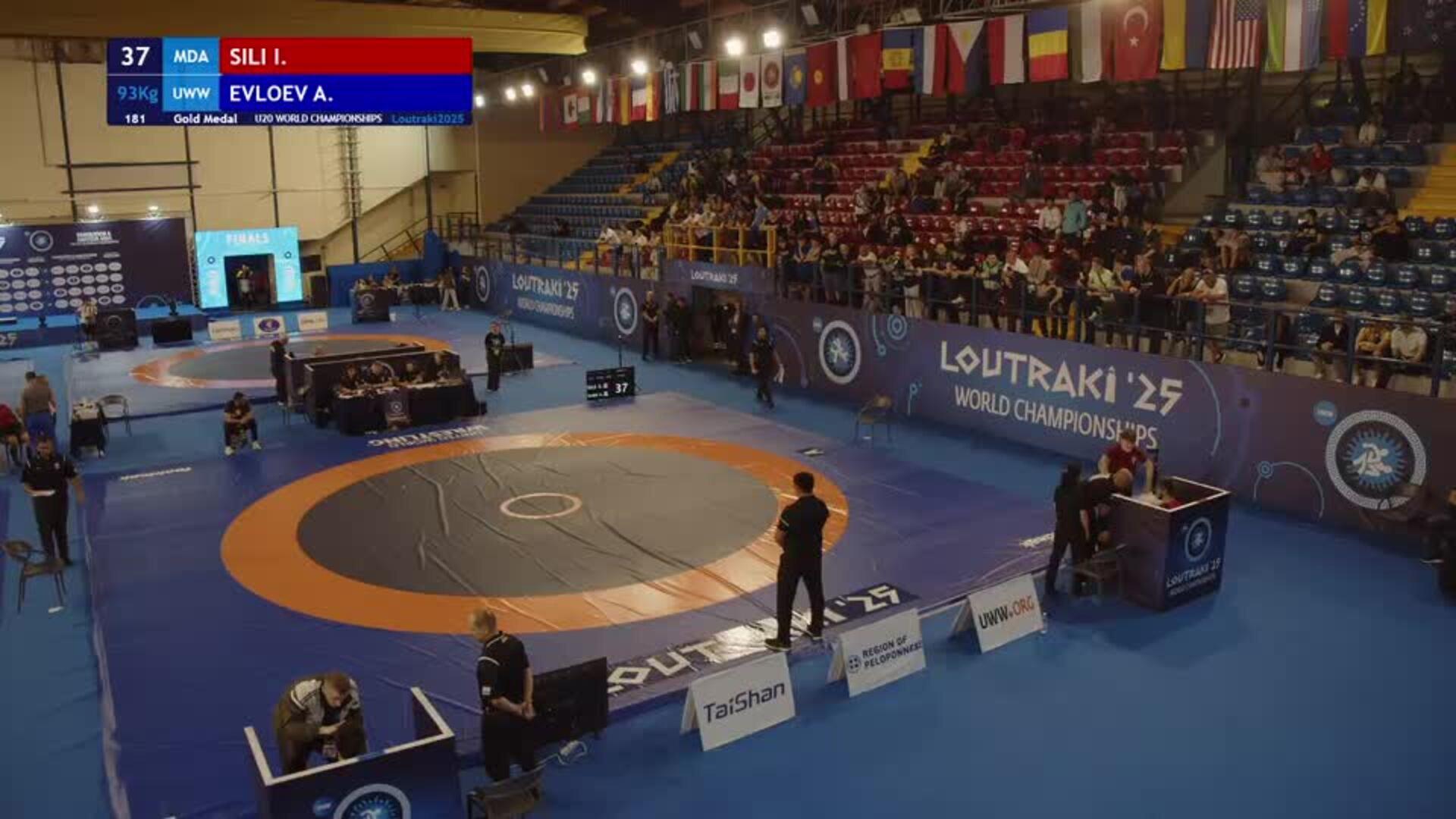 Ion SILI (MDA) vs. Alikhan EVLOEV (UWW) | 2025 U15, U17 & U20 ...