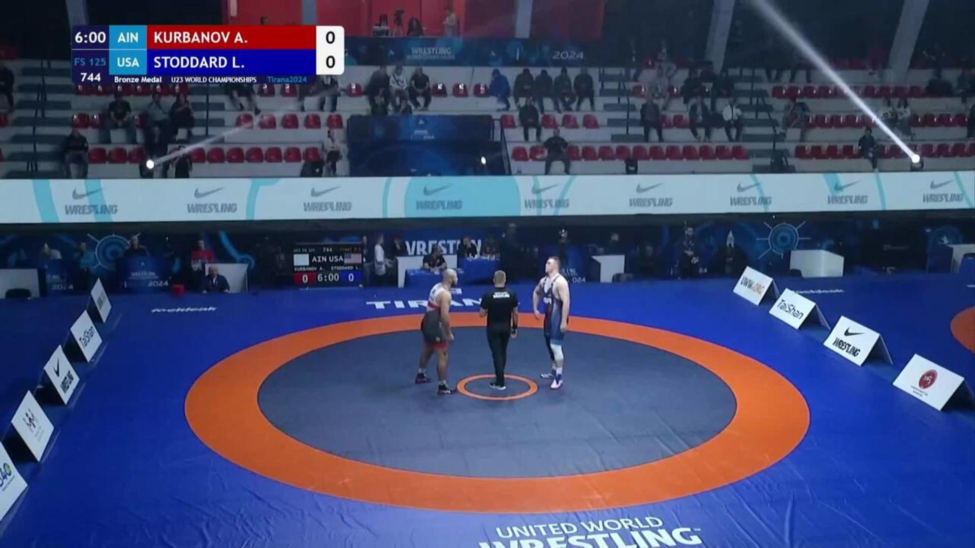 Abdulla KURBANOV (AIN) vs. Lucas James STODDARD (USA) | 2024 U23 World ...