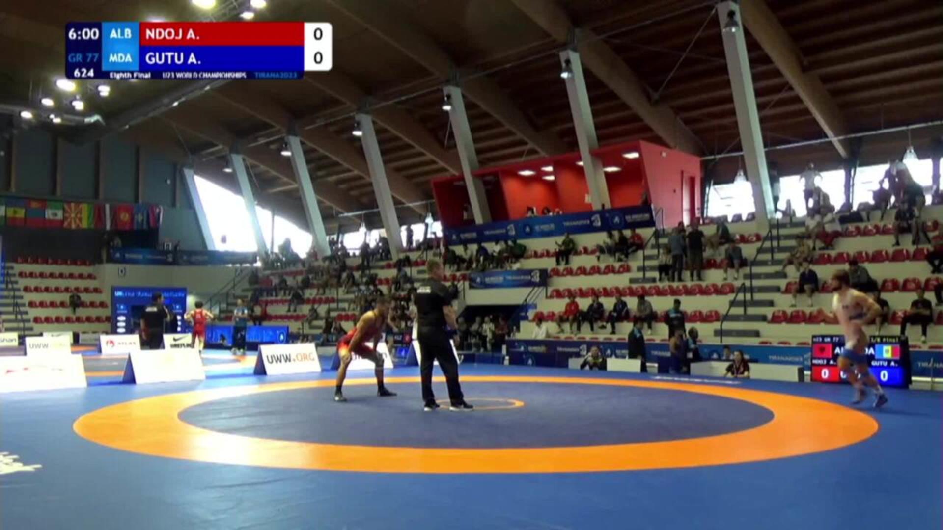 Ardit NDOJ (ALB) vs. Alexandrin GUTU (MDA) | U23 World Championships ...