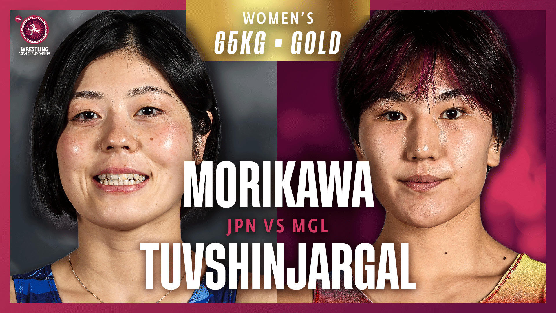 Miwa MORIKAWA (JPN) vs. Enkhjin TUVSHINJARGAL (MGL) | ASIAN WRESTLING CHAMPIONSHIPS 2025 | Gold ...