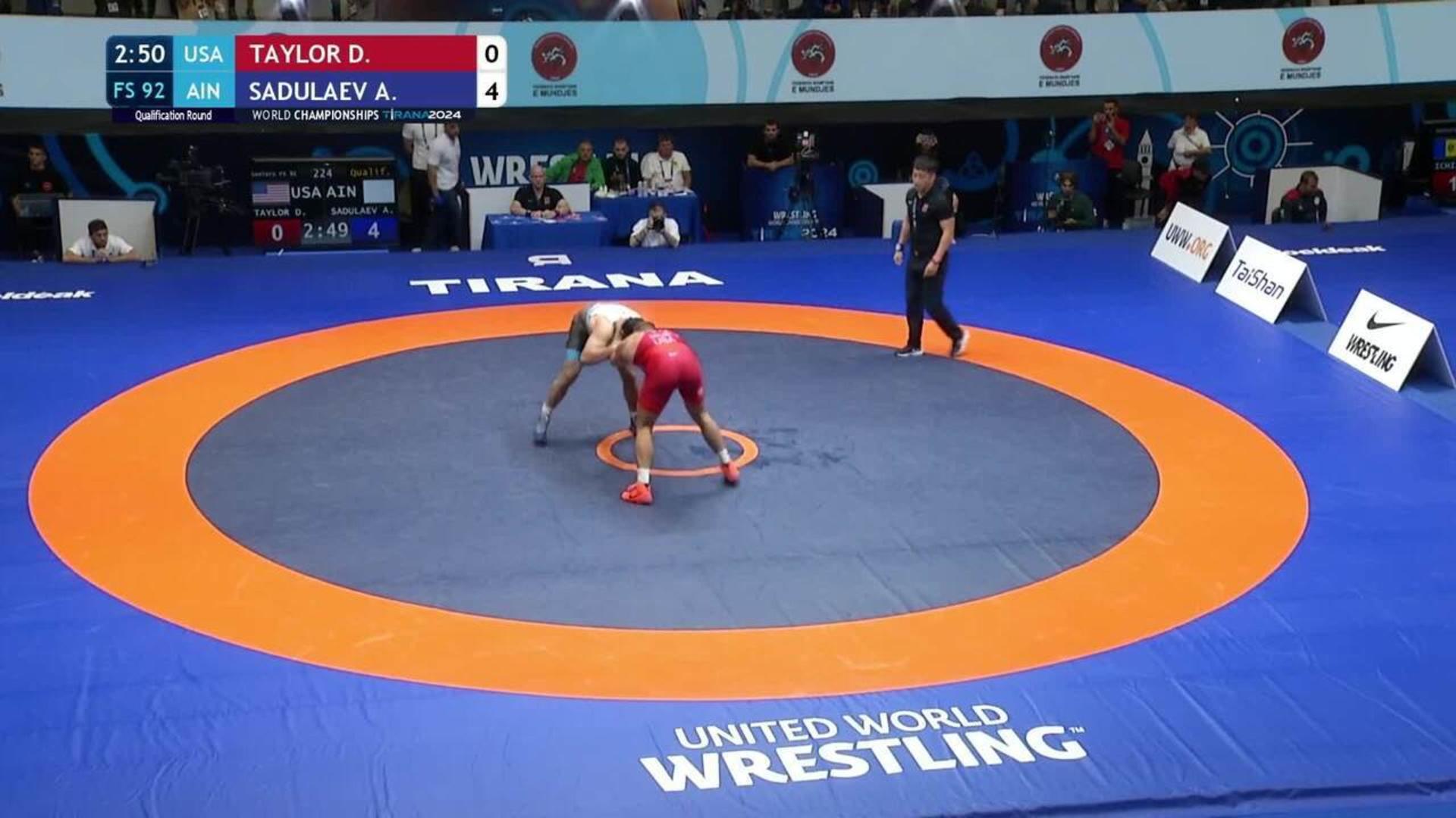David Morris TAYLOR (USA) vs. Abdulrashid SADULAEV (AIN) | WORLD ...