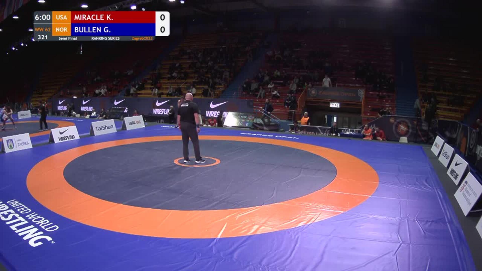 Semi Final • WW 62Kg • Kayla Colleen Kiyoko MIRACLE (USA) vs. Grace ...