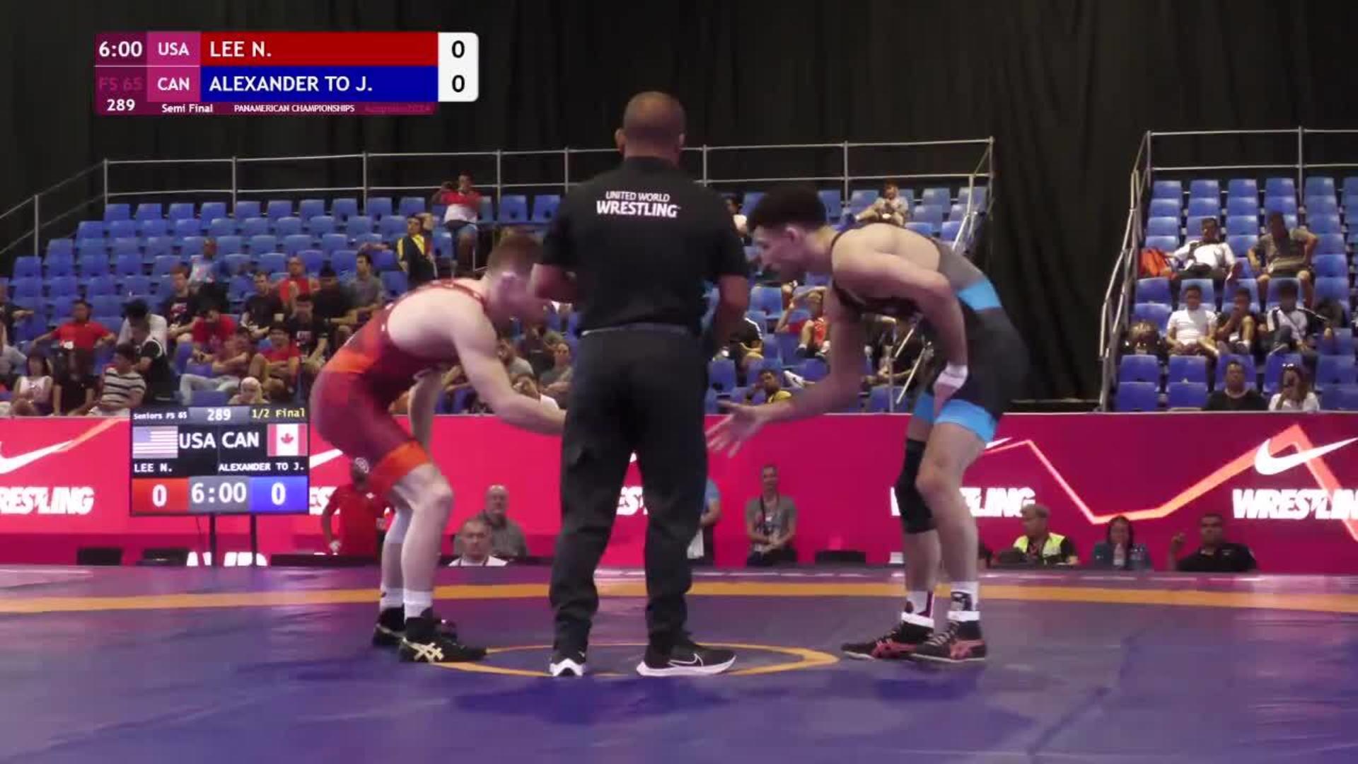 Nicholas Boone LEE (USA) vs. Jacob Tizoc ALEXANDER TORRES (CAN ...