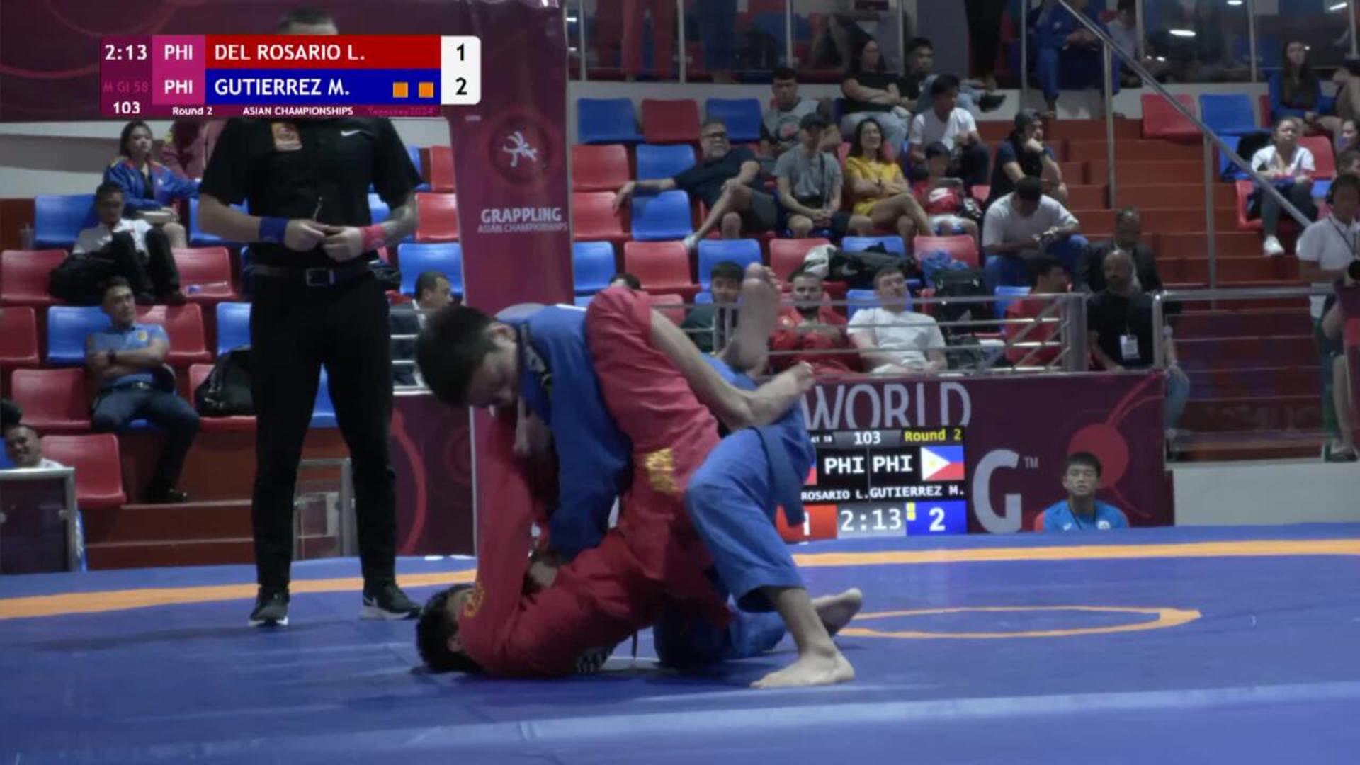 Lord Gabriel DEL ROSARIO (PHI) vs. Miguel Christopher GUTIERREZ (PHI ...