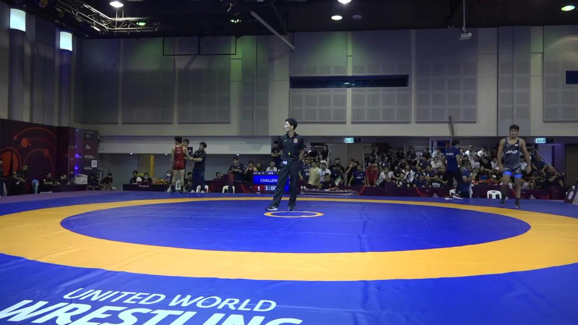 Gunhee LEE (KOR) vs. Ahoura Malek Mohammad BOUVEIRI PIANI (IRI) | U20 ...