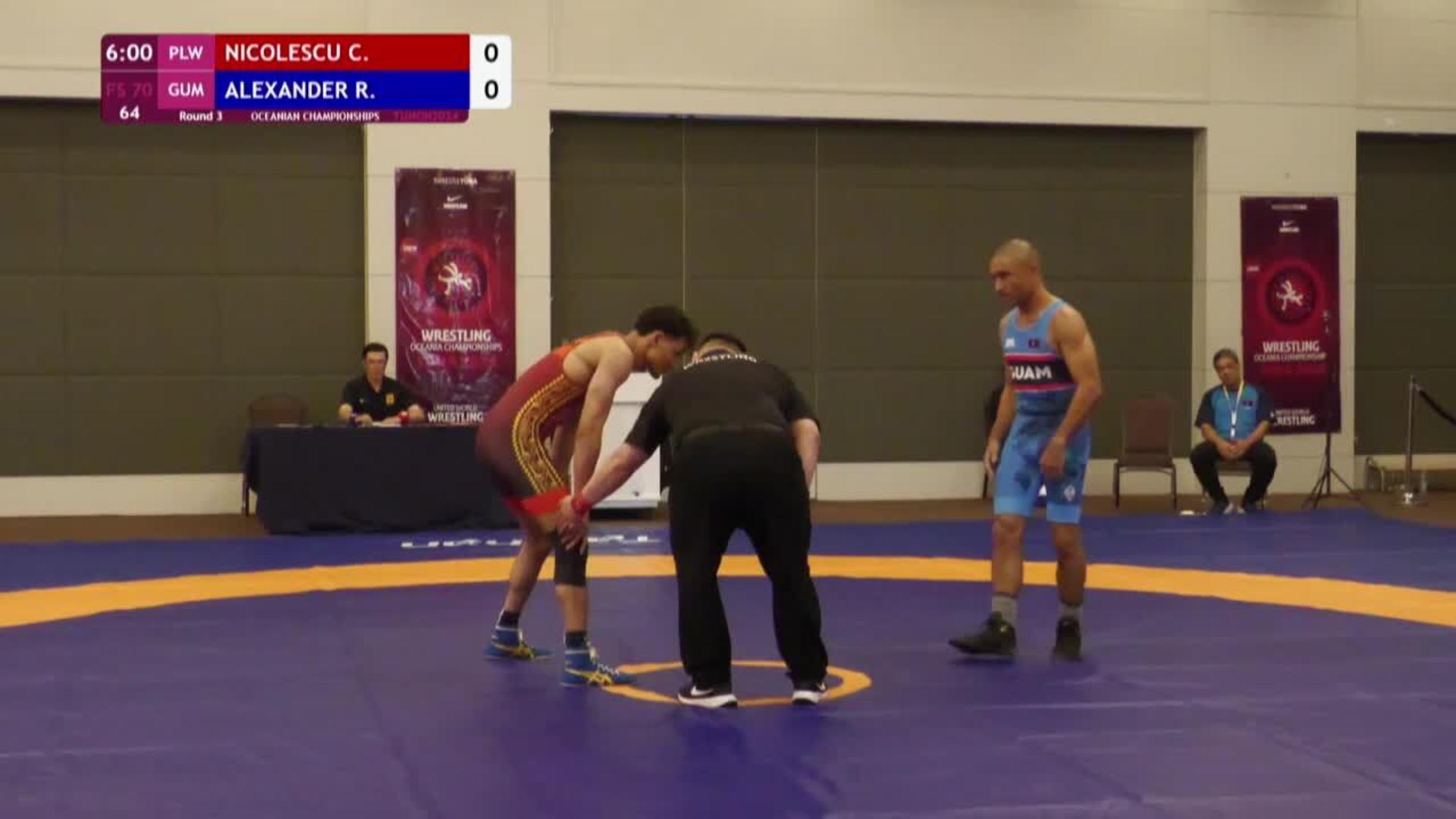 Cristian Etpison NICOLESCU (PLW) vs. Robert Frederick ALEXANDER (GUM) | Seniors Continental ...