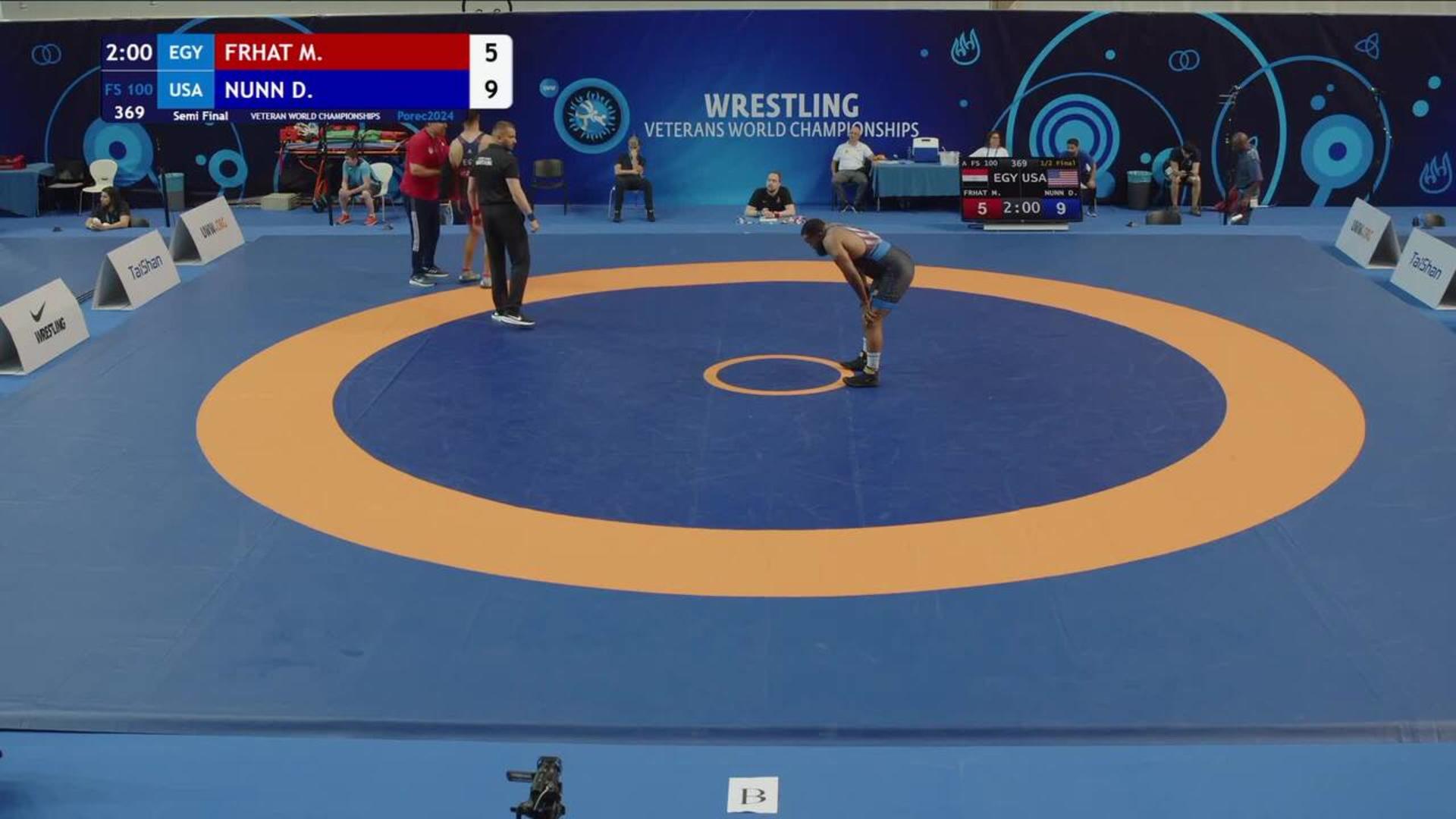 Mostafa Mahmoud Ibrahim FRHAT (EGY) vs. Deandre Alexander NUNN (USA ...