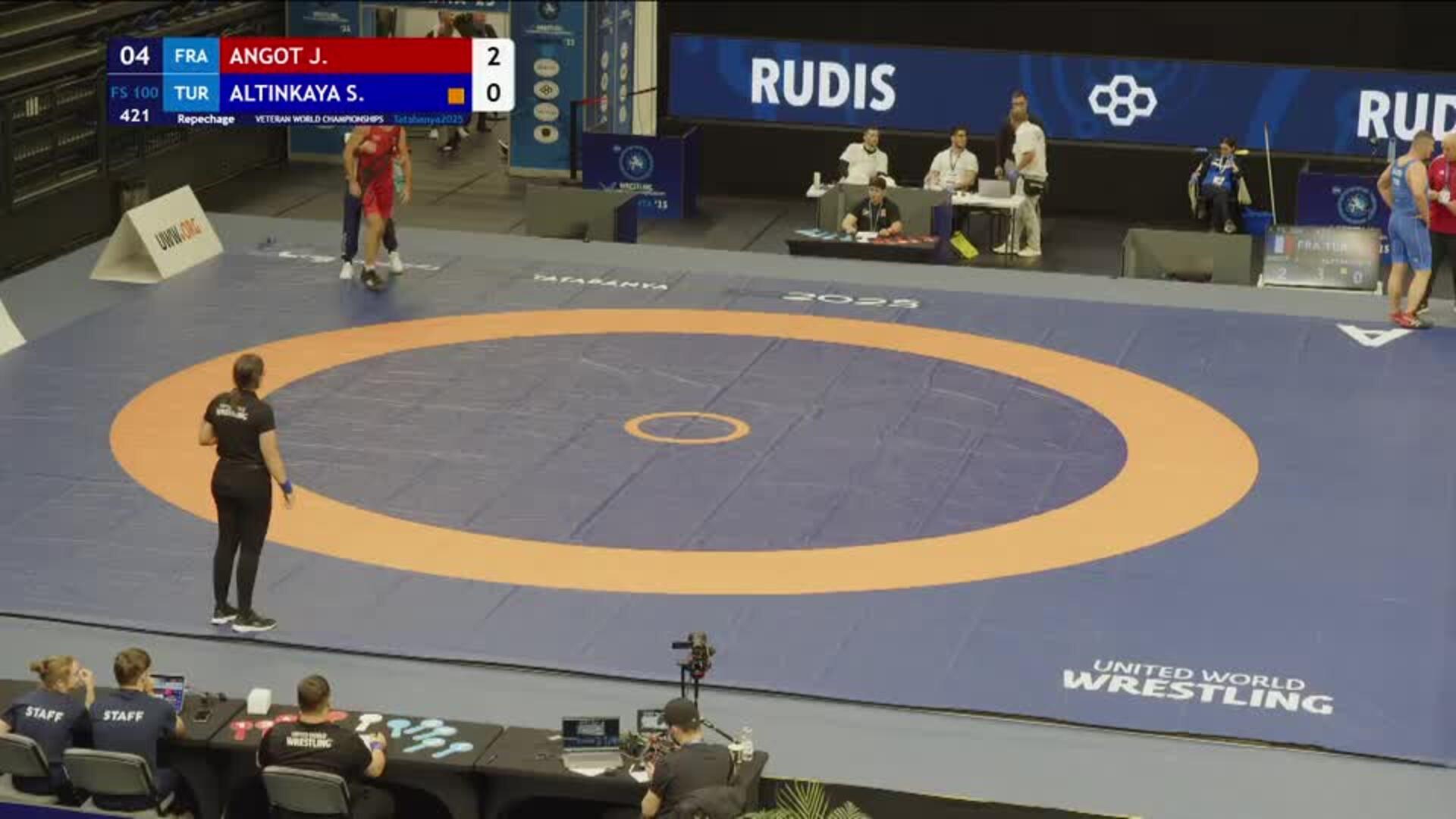 Julien Roger Francis ANGOT (FRA) vs. Salih ALTINKAYA (TUR) | VETERAN ...