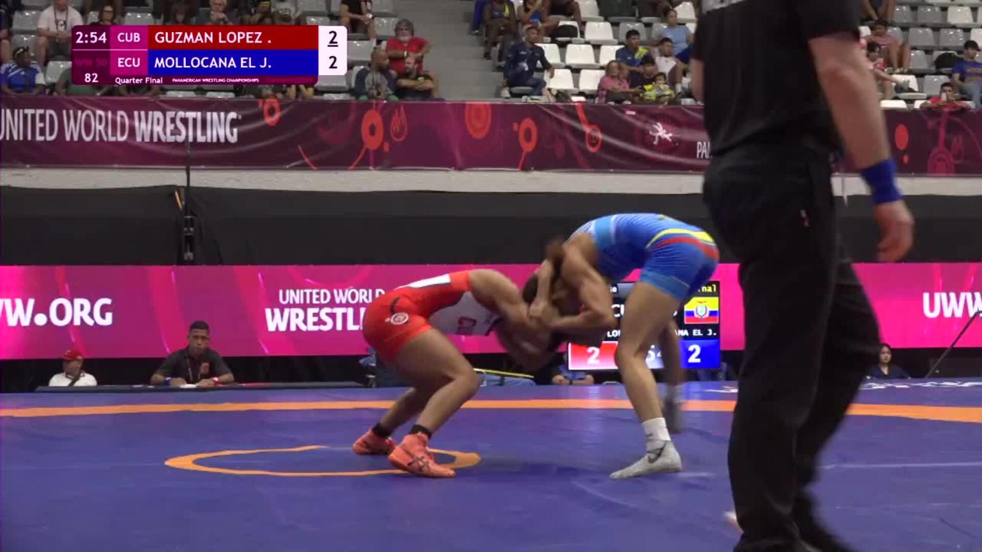 Yusneylis GUZMAN LOPEZ (CUB) vs. Jacqueline Del Rocio MOLLOCANA ELENO ...