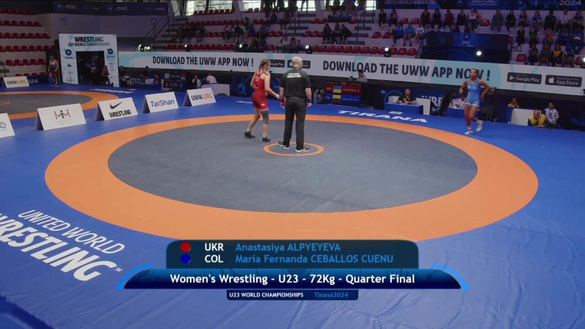 Anastasiya ALPYEYEVA (UKR) vs. Maria Fernanda CEBALLOS CUENU (COL ...