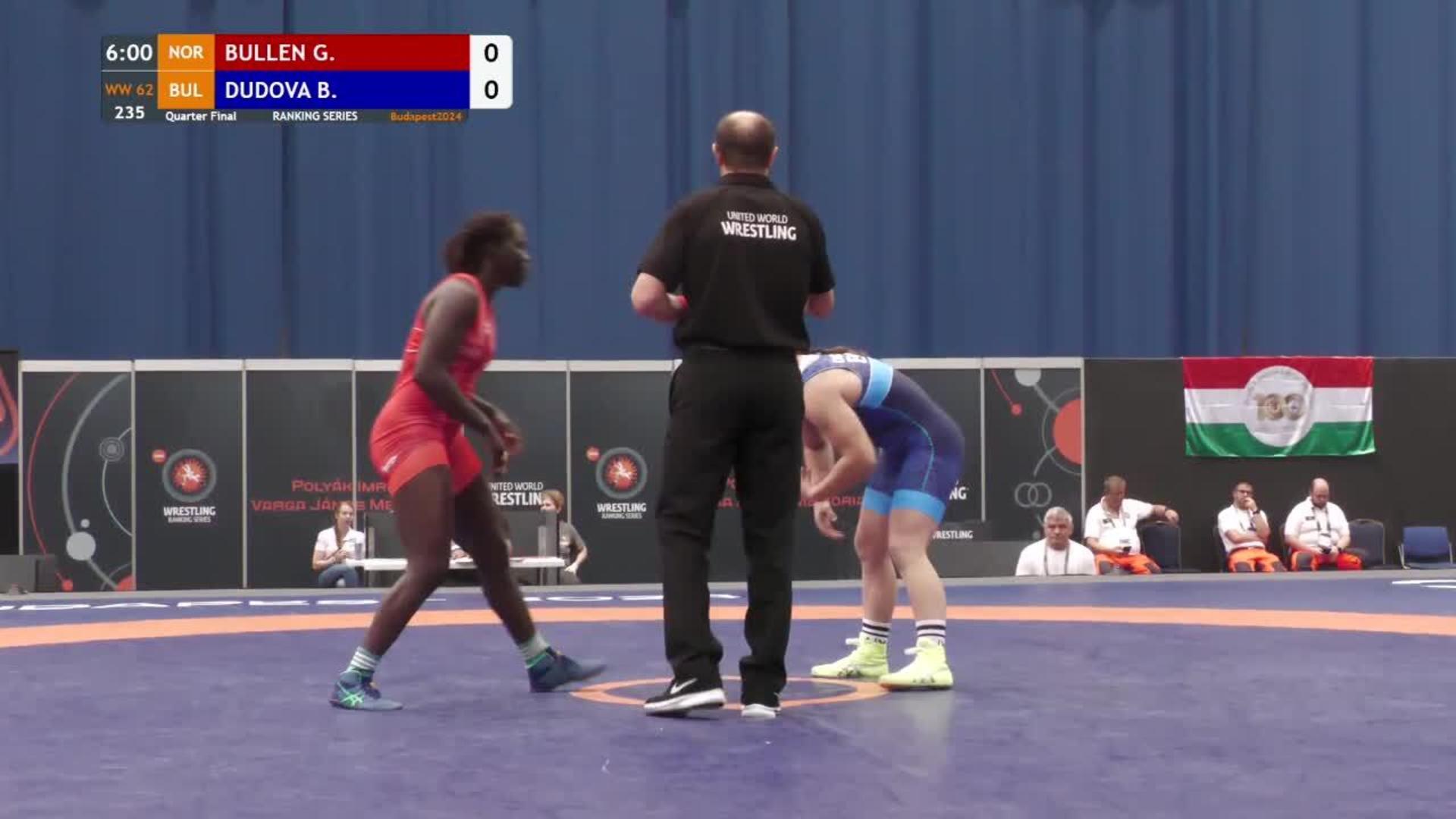 Grace Jacob BULLEN (NOR) vs. Bilyana Zhivkova DUDOVA (BUL) | 2024 2nd ...