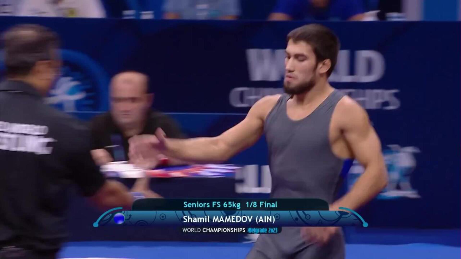 Agustin Alejandro DESTRIBATS (ARG) vs. Shamil MAMEDOV (AIN) | Seniors ...