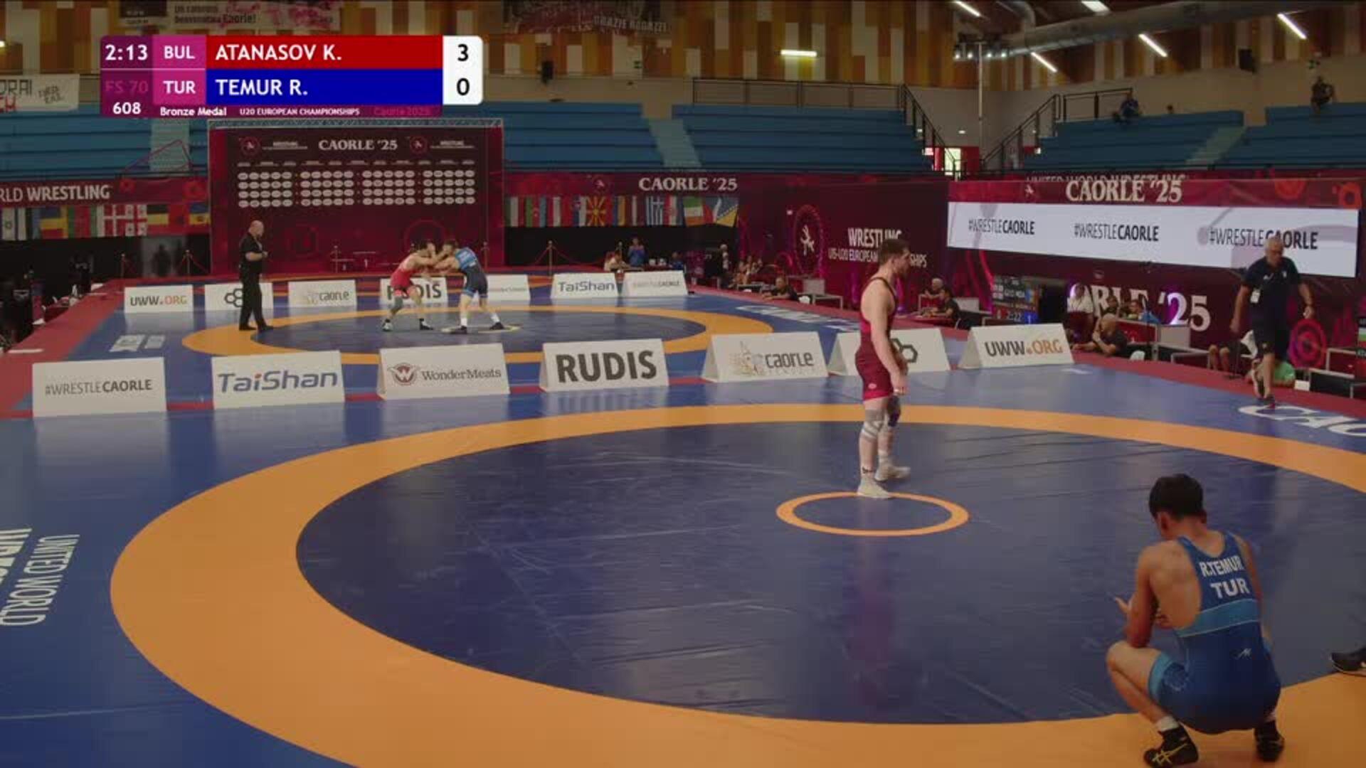 Kaloyan Atanasov ATANASOV (BUL) vs. Remzi TEMUR (TUR) | U20 EUROPEAN ...