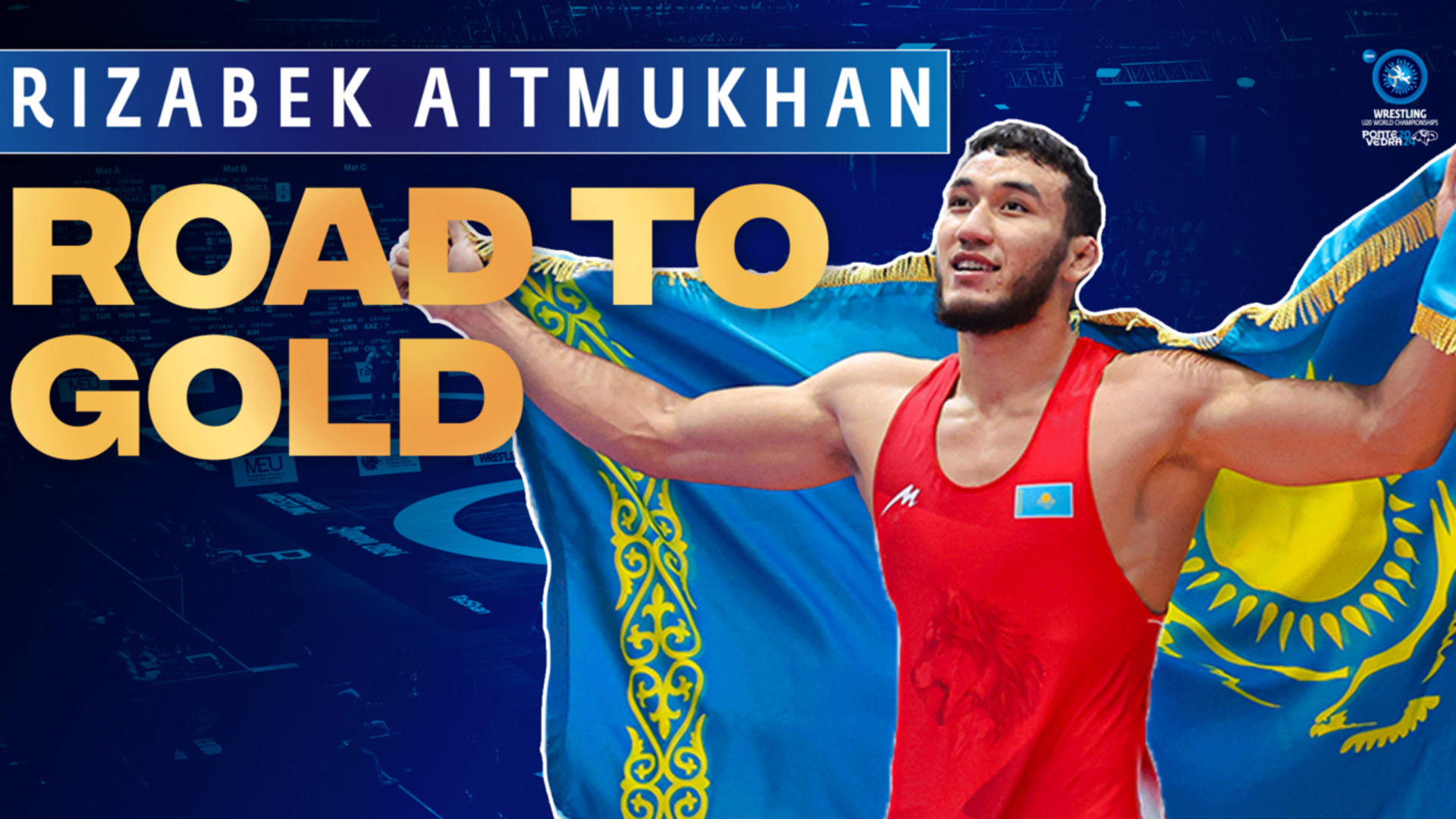 Rizabek AITMUKHAN (KAZ) | Road to 97KG Gold | FS | U20 World Championships | Spain • Pontevedra