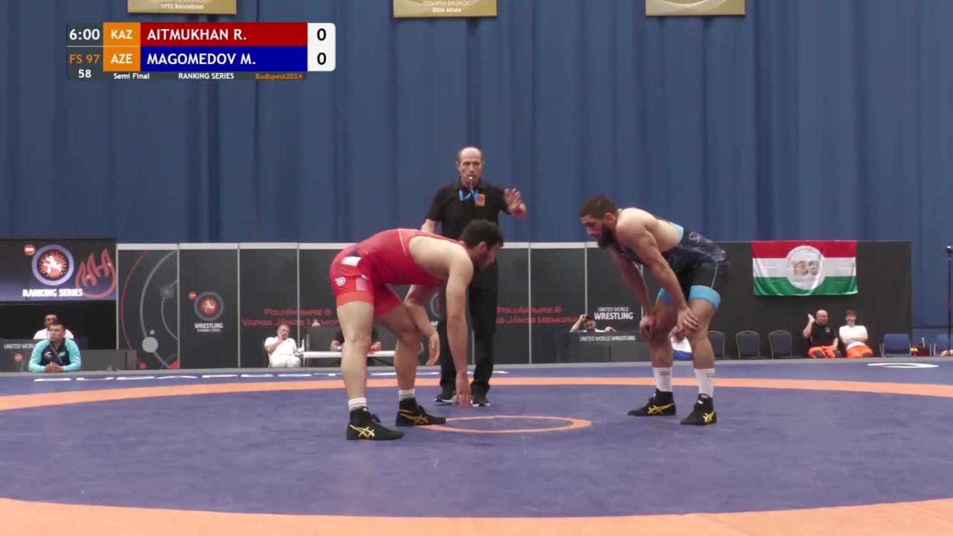 Rizabek AITMUKHAN (KAZ) vs. Magomedkhan MAGOMEDOV (AZE) | 2024 2nd ...