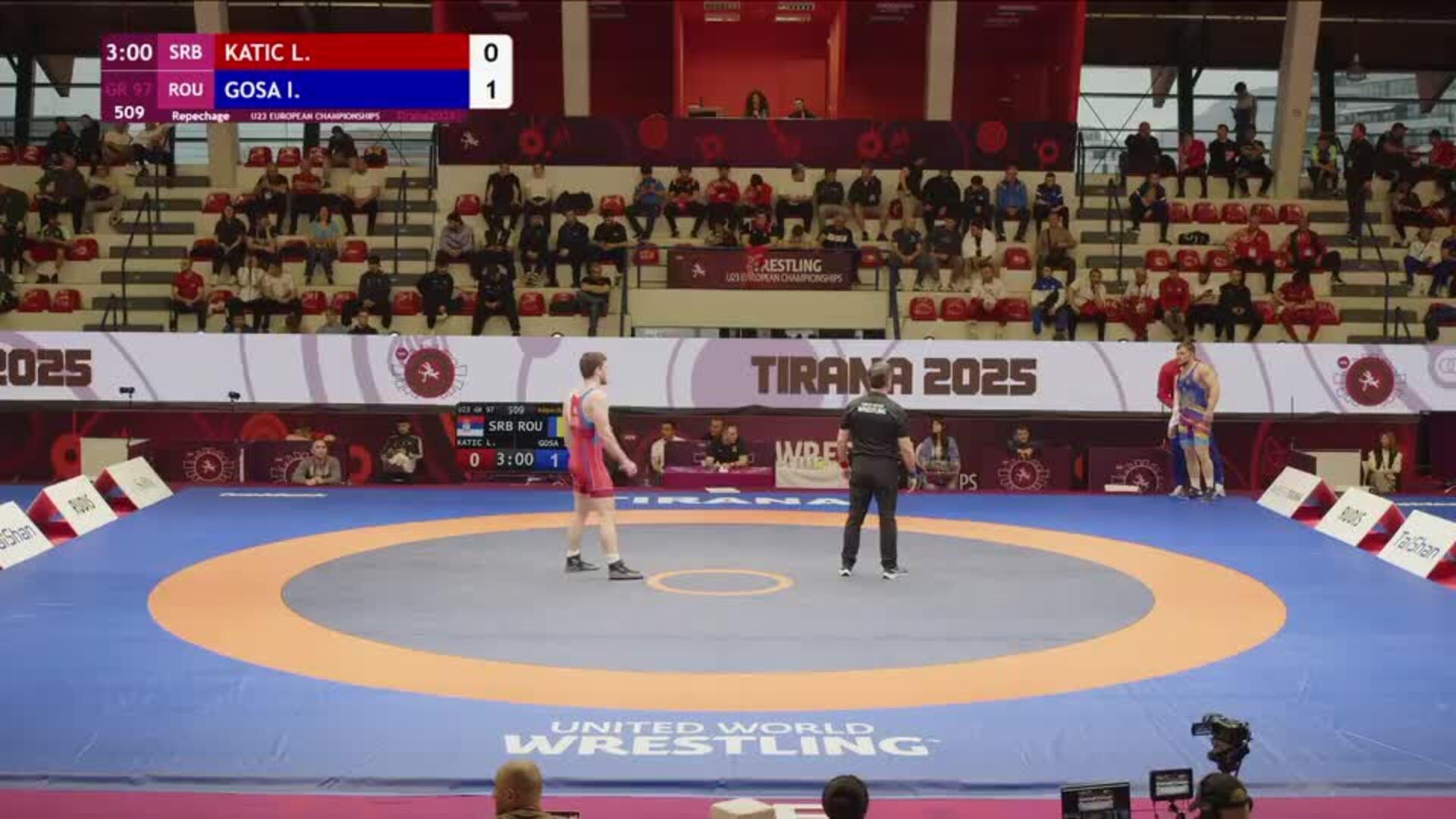 Luka KATIC (SRB) vs. Ionut Florin Cristinel GOSA (ROU) | U23 EUROPEAN ...
