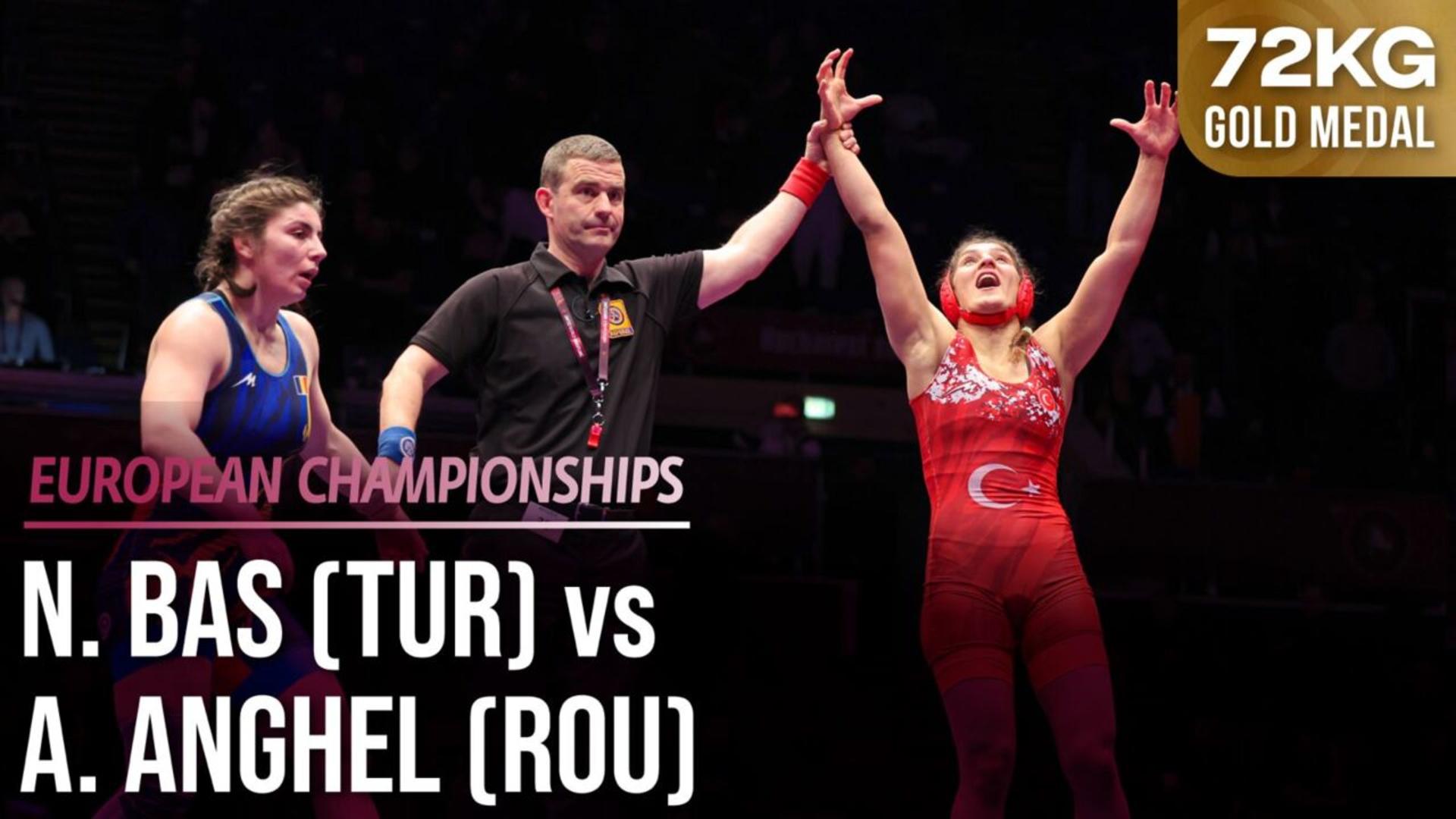 Nesrin BAS (TUR) vs. Alexandra Nicoleta ANGHEL (ROU) | 2024 Seniors European Championships ...