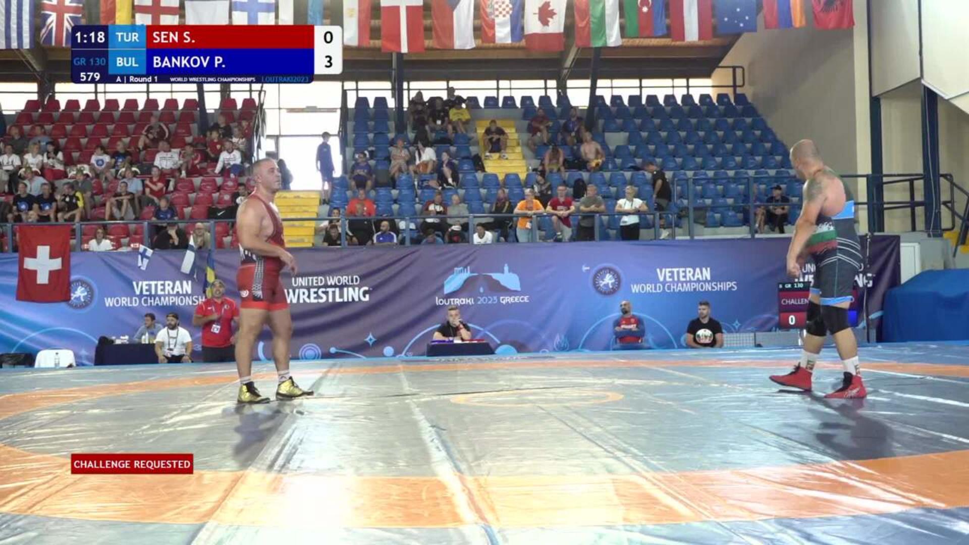 Sinan SEN (TUR) vs. Pavlin Yordanov BANKOV (BUL) | WORLD WRESTLING ...