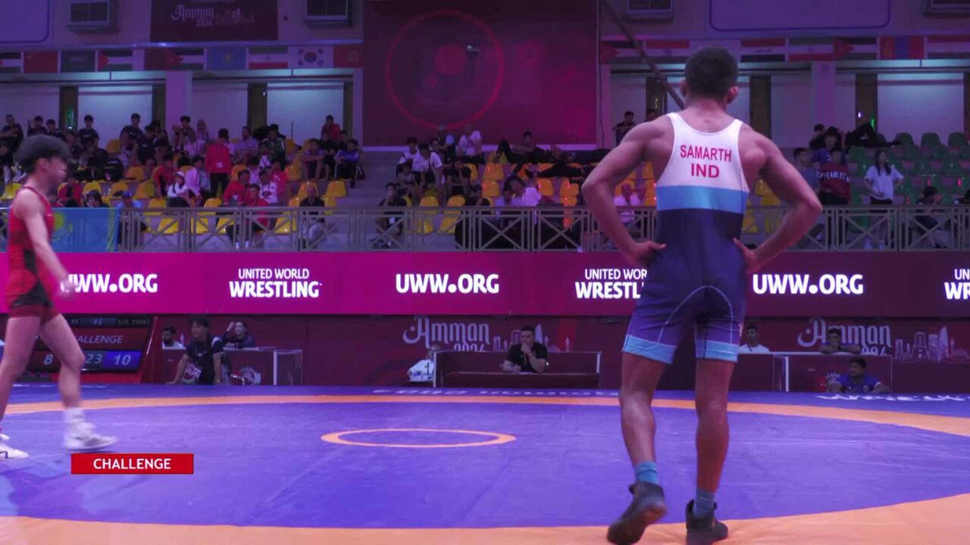 Seunghyun LEE (KOR) vs. Samarth Gajanan MHAKAVE (IND) | U17 ASIAN ...