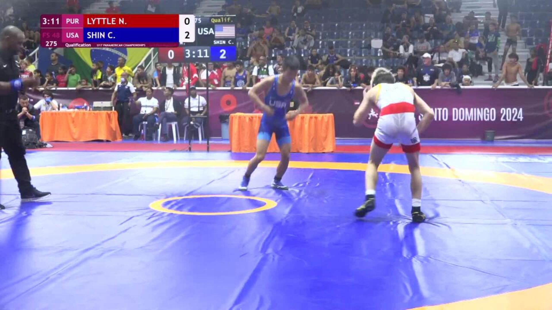 Nathaniel James LYTTLE (PUR) vs. Carter Joonho SHIN (USA) | U17 ...