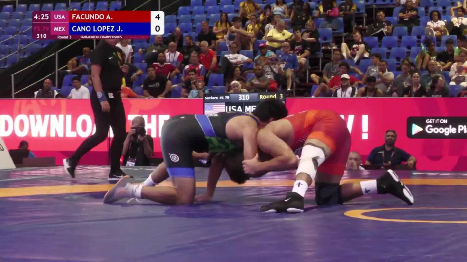 Alexander Joseph FACUNDO (USA) vs. Jose Manuel CANO LOPEZ (MEX ...