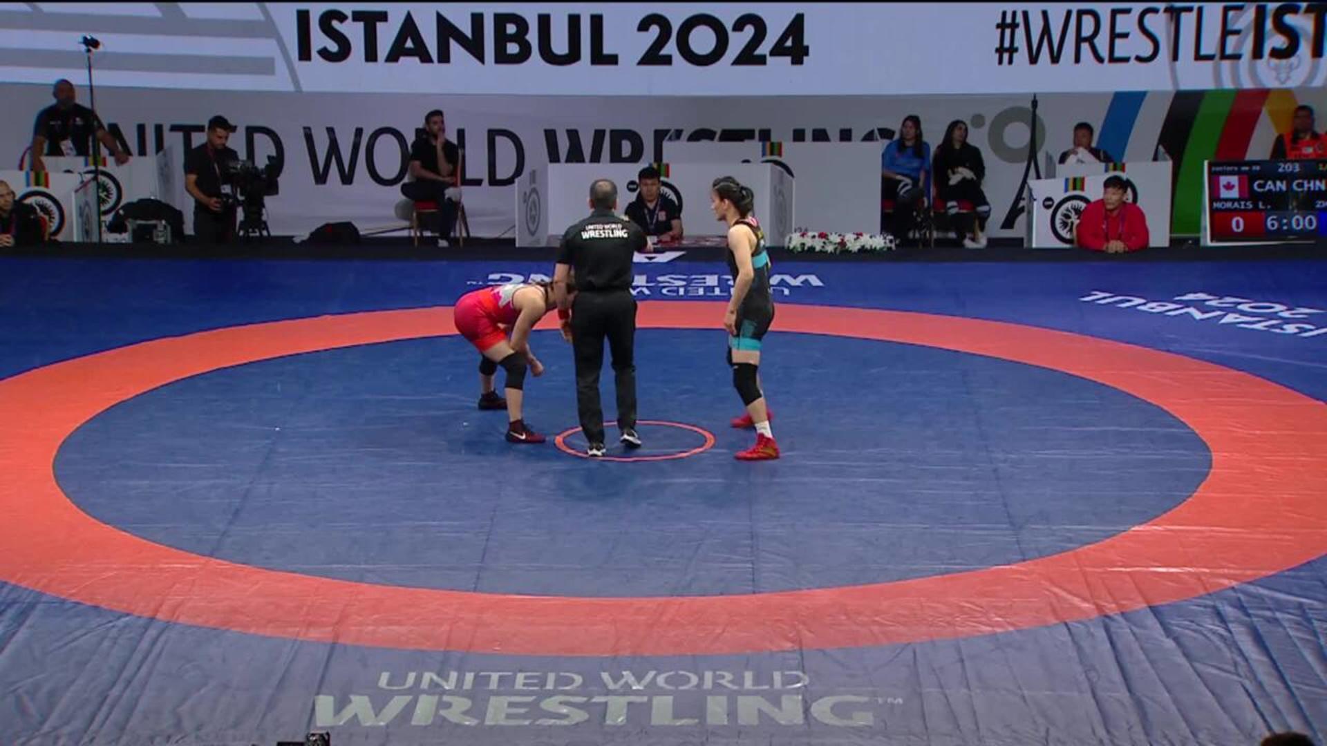 Linda MORAIS (CAN) vs. ZHOU Feng (CHN) | 2024 World OG Qualifier ...