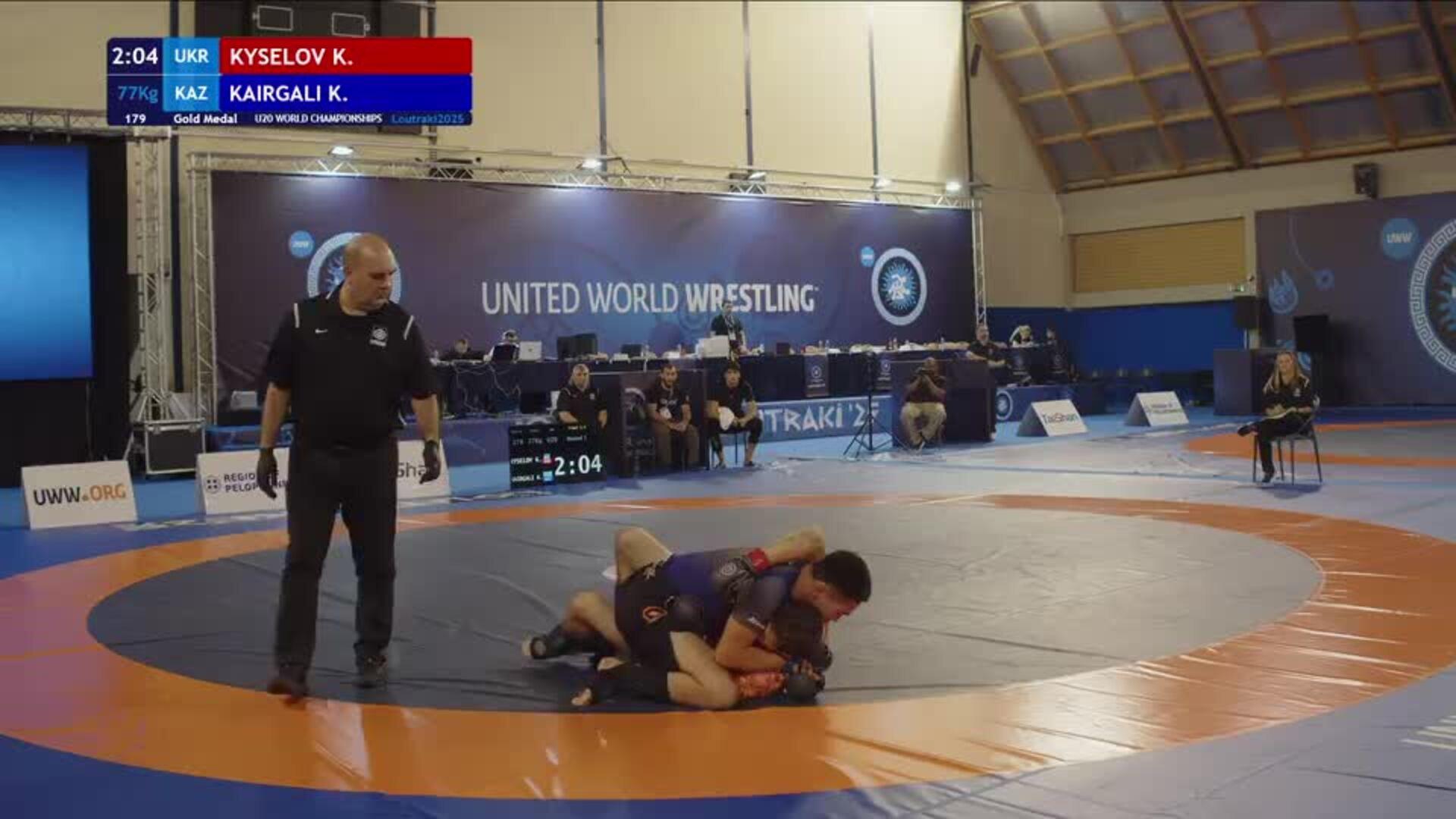 Kyryl KYSELOV (UKR) vs. Kydyrali KAIRGALI (KAZ) | 2025 U15, U17 & U20 Pankration & Amateur MMA ...