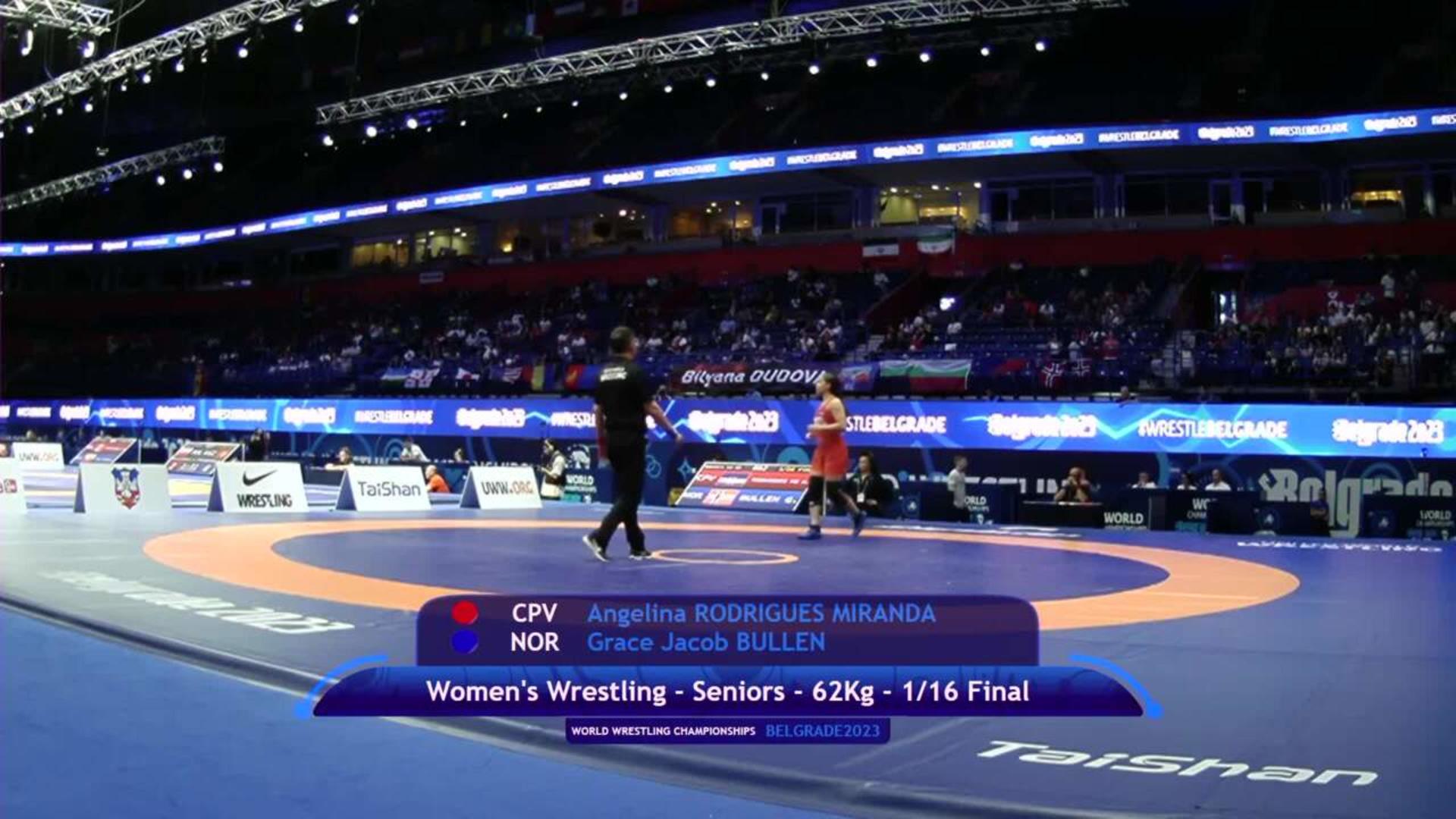 Angelina RODRIGUES MIRANDA (CPV) vs. Grace Jacob BULLEN (NOR) | Seniors ...