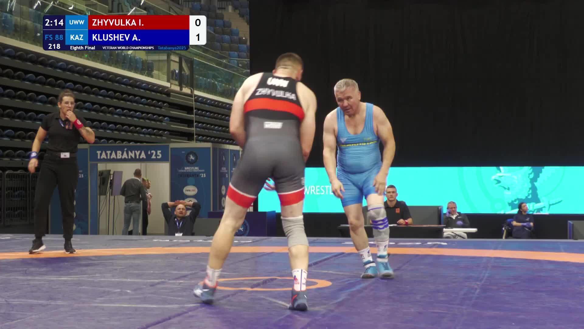 Ihar ZHYVULKA (UWW) vs. Askar KLUSHEV (KAZ) | VETERAN WORLD ...