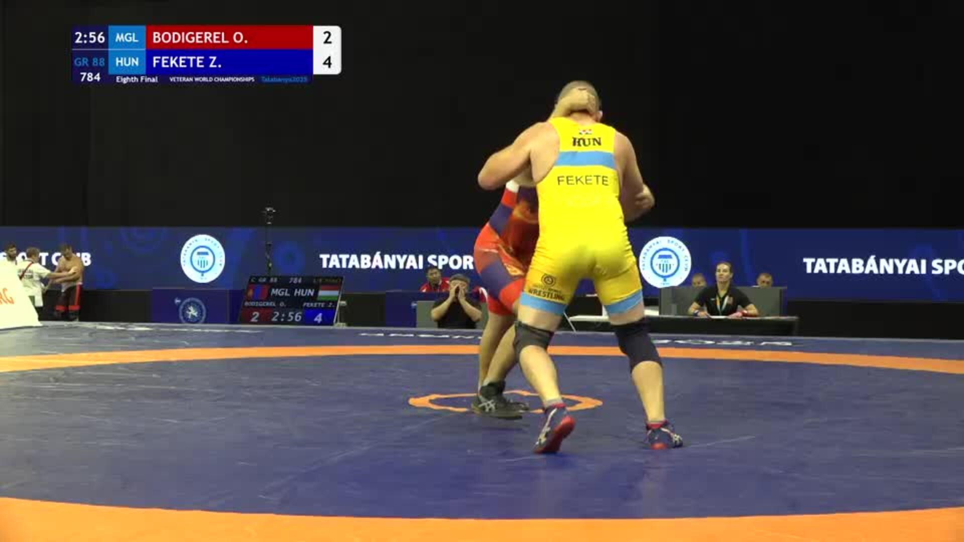 Ochgerel BODIGEREL (MGL) vs. Zoltan Akos FEKETE (HUN) | VETERAN WORLD CHAMPIONSHIPS 2025 ...