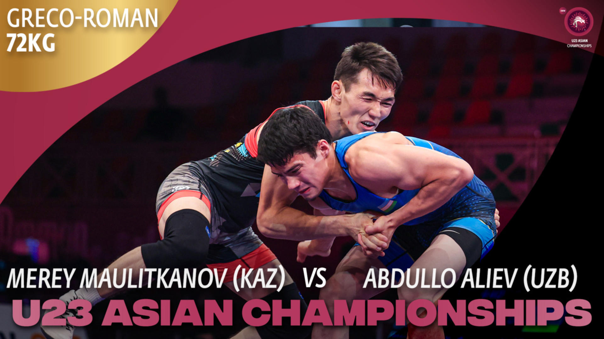 Merey MAULITKANOV (KAZ) vs. Abdullo ALIEV (UZB) | U23 ASIAN CHAMPIONSHIPS 2024 | Gold Medal | GR ...