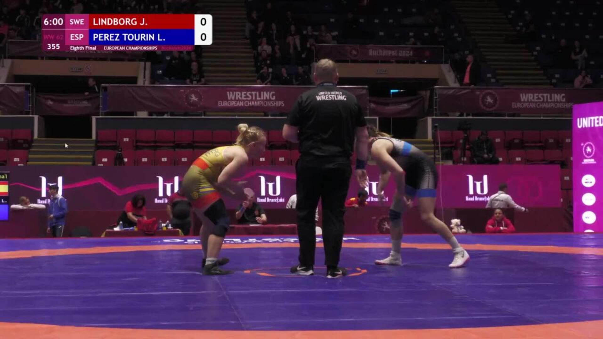 Johanna LINDBORG (SWE) vs. Lydia PEREZ TOURINO (ESP) | 2024 Seniors ...