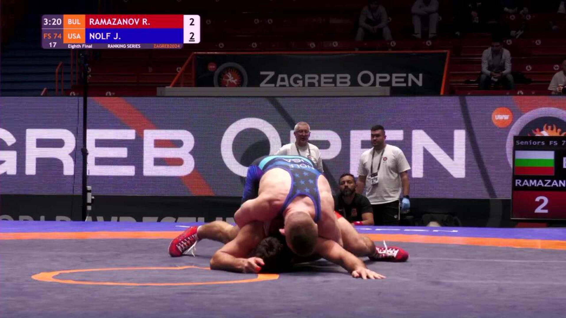 Ramazan Eldarovitch RAMAZANOV (BUL) vs. Jason Michael NOLF (USA ...