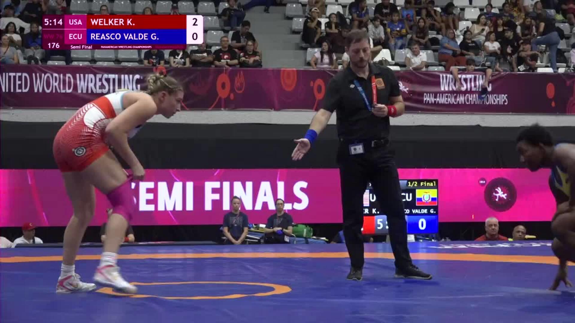 Kylie Renee WELKER (USA) vs. Genesis Rosangela REASCO VALDEZ (ECU ...