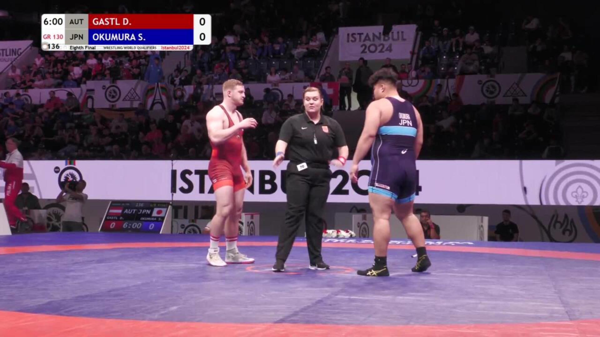 Daniel GASTL (AUT) vs. Sota OKUMURA (JPN) | 2024 World OG Qualifier ...