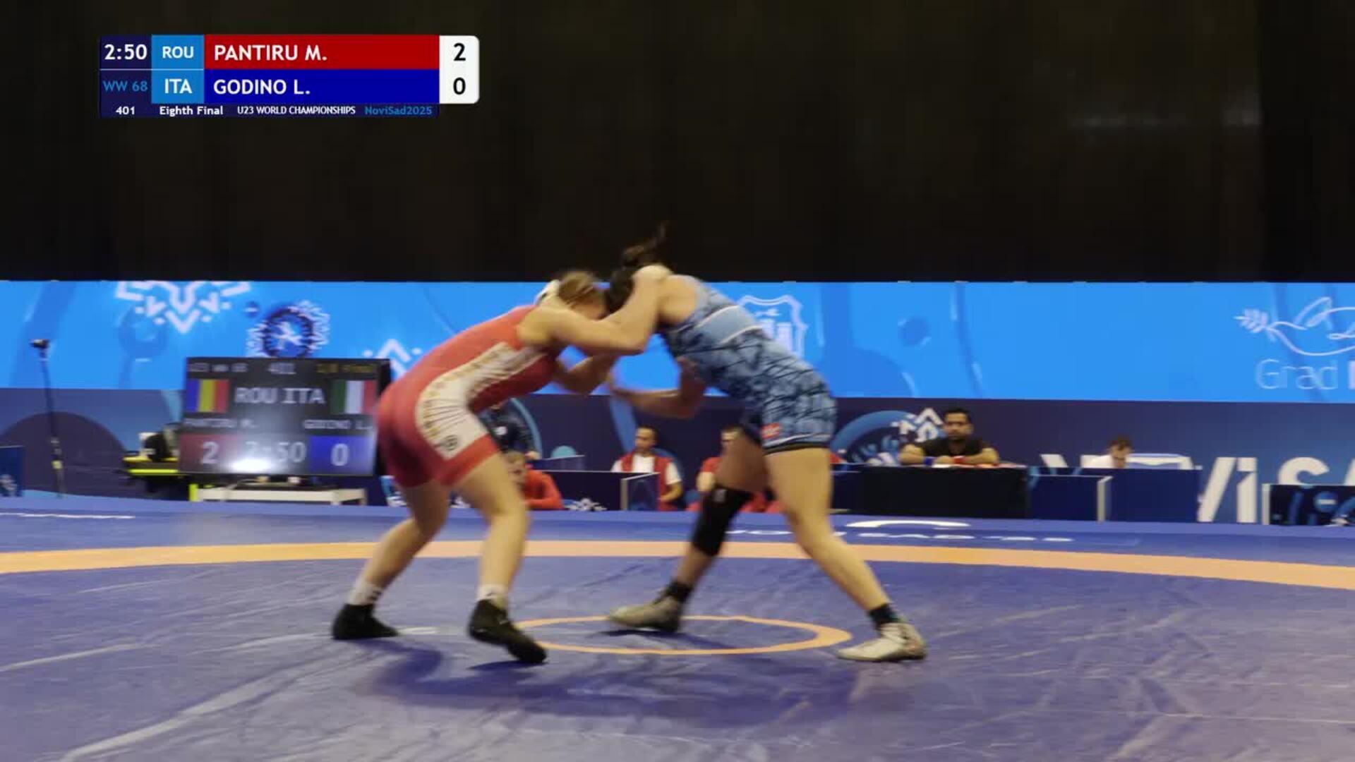 Maria Magdalena PANTIRU (ROU) vs. Laura GODINO (ITA) | U23 WORLD ...